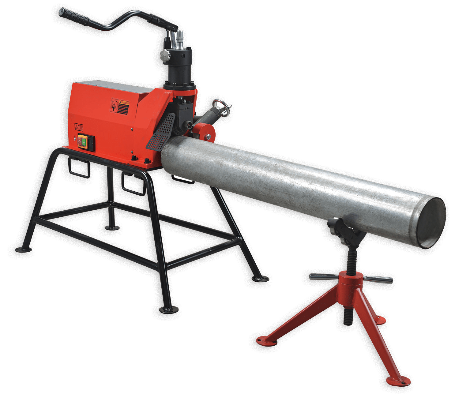 เครื่องกรู๊ฟ กดร่องท่อเหล็ก ท่อไซเลอร์ - Grooving machine